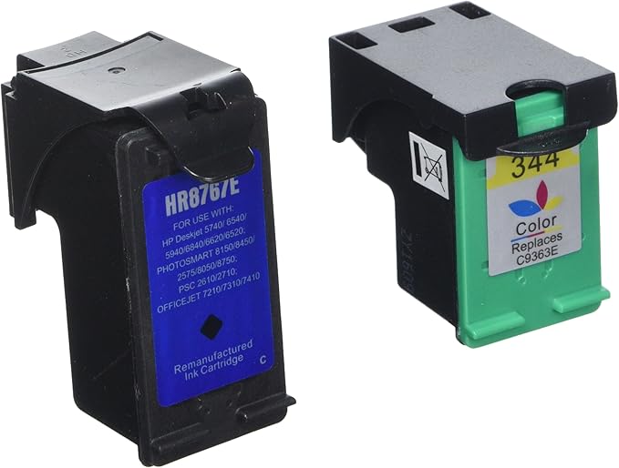 Set of 2 Remanufactured Ink Cartridges Replacement for: Amazon.co.uk ...