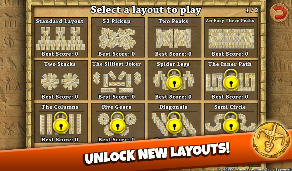 3 Pyramid Tripeaks Solitaire: Ancient Egypt Free:Amazon.com:Appstore ...