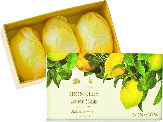 Bronnley Lemon & Neroli Soap 3x100g: Amazon.co.uk: Beauty