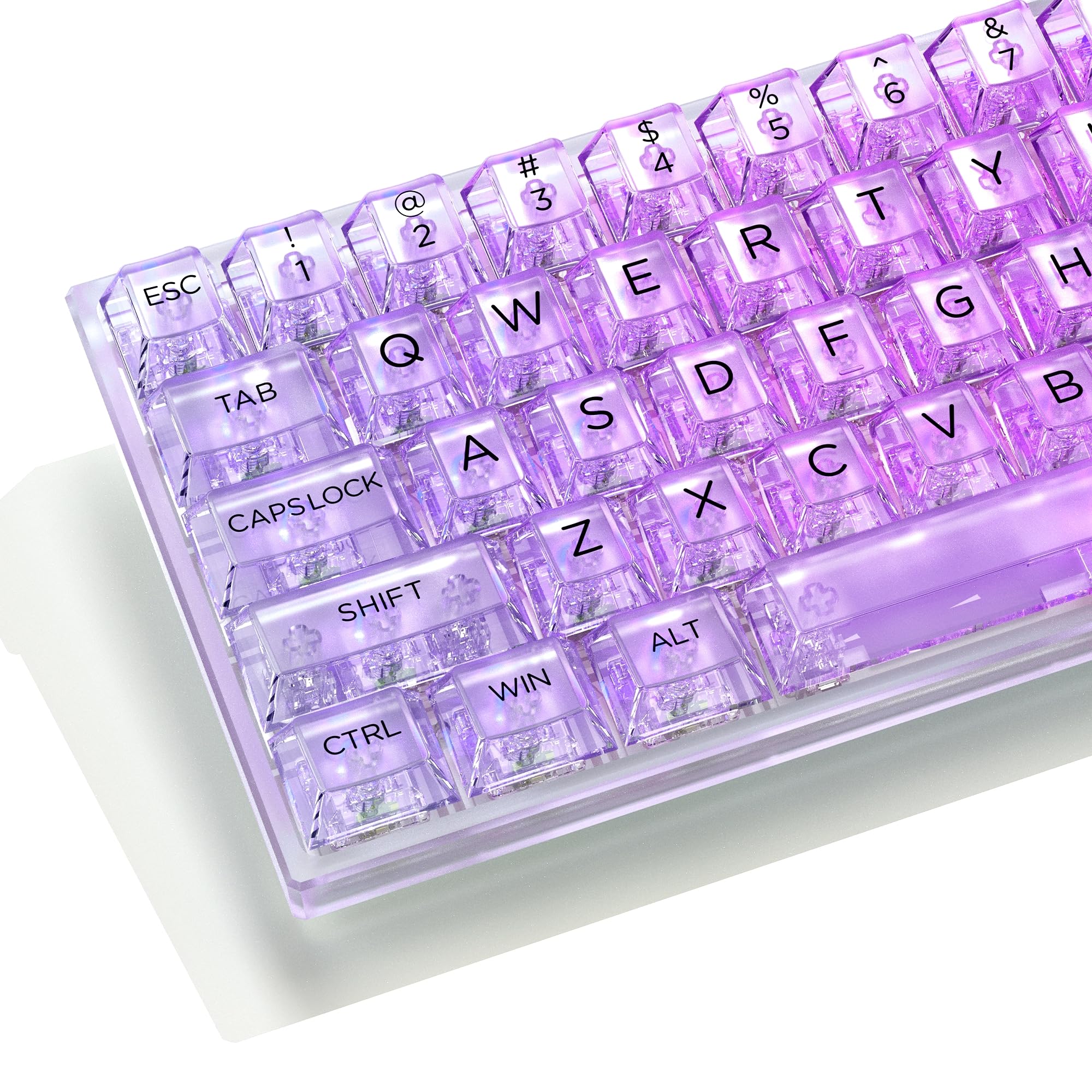 Mua dagaladoo White Clear keycaps,Transparent keycaps 60 75 100 Percent ...