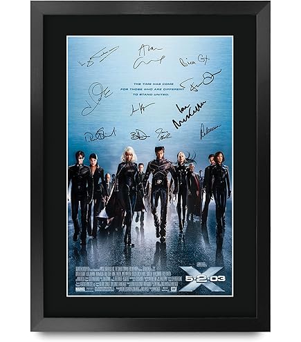 X2 Xmen 2 Movie Poster 2 Sided Original Intl 27x40 Hugh X Men 2