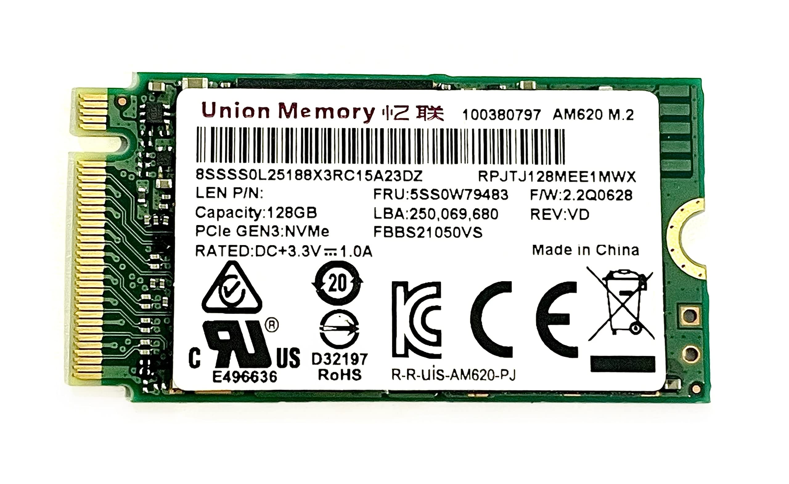 Mua OEM Union Memory 128GB M.2 PCI-e NVME SSD Internal Solid State Drive 42mm 2242 Form Factor M ...