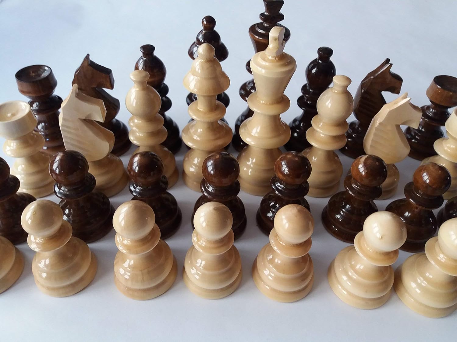 Amazon.com: Huge chess piece set new handmade handspindled special ...
