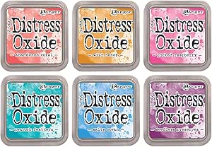 Amazon.com: Ranger Tim Holtz Distress Oxide Ink Pads - Abandoned Coral ...