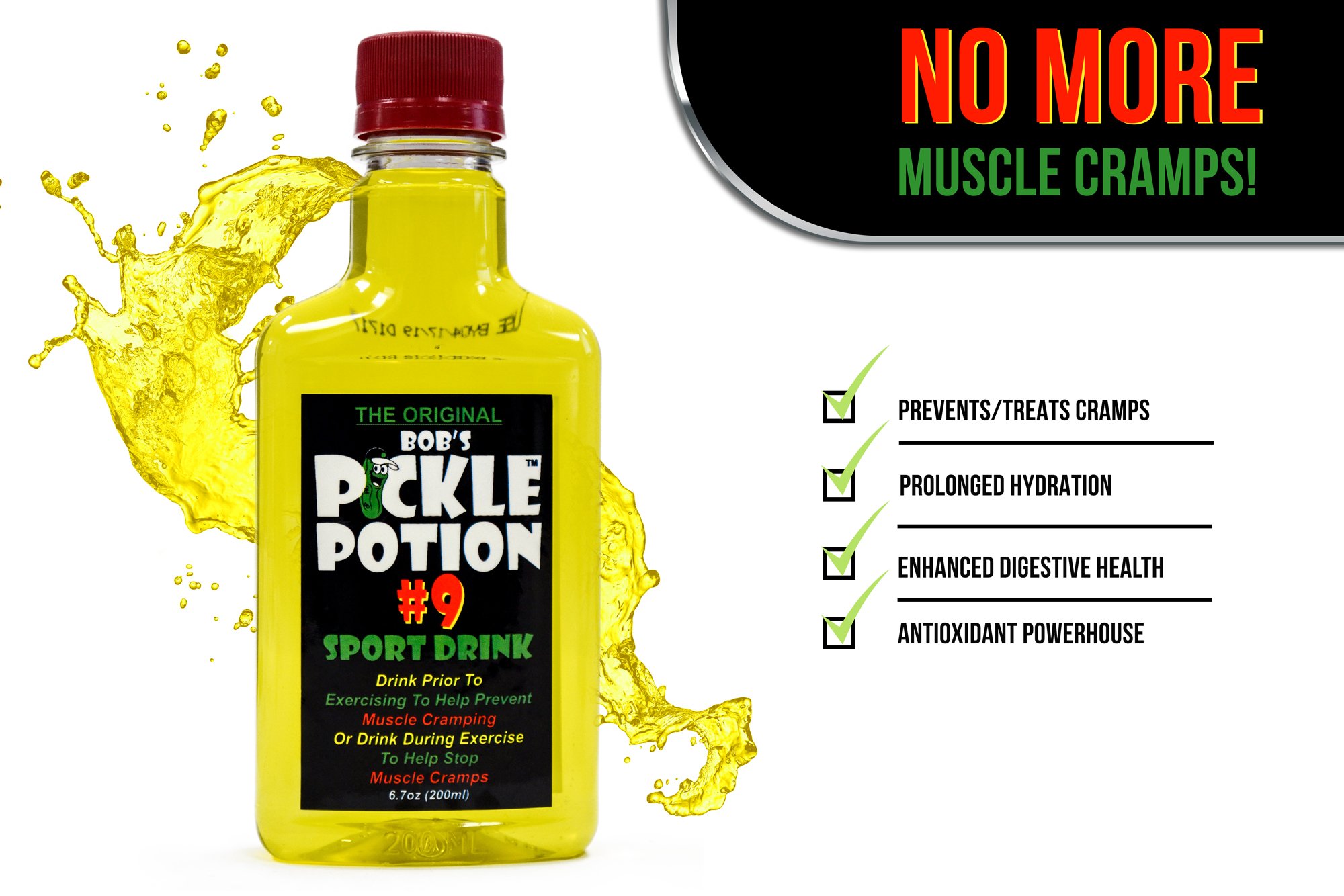Bob's Pickle Potion #9 Sport Drink 200ml, 4 Pack on Galleon Philippines