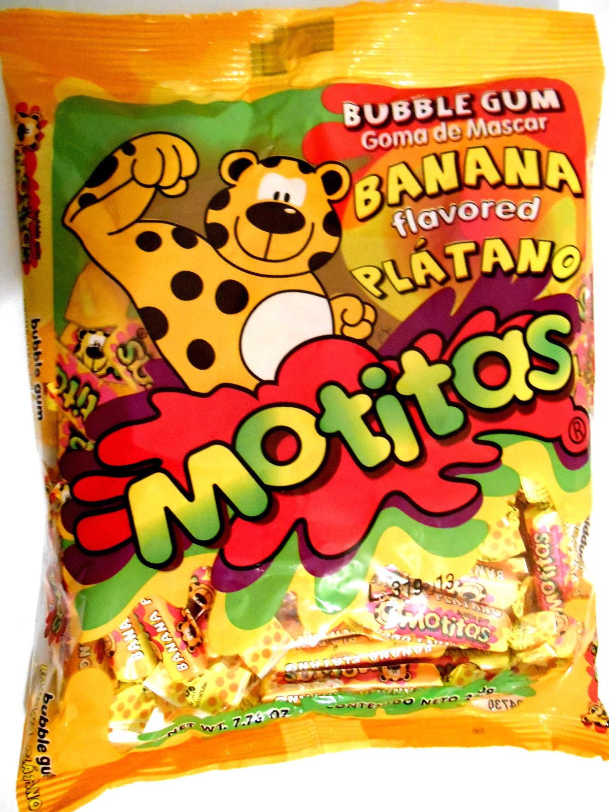 Amazon.com : Motitas Fruit Gum Chicles De Motitas (7.76 Oz) : Chewing ...