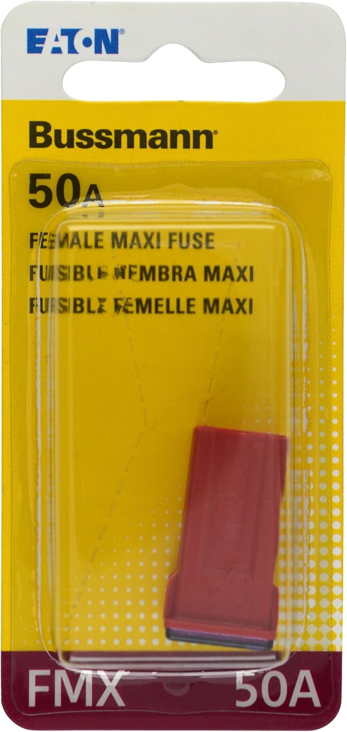 Amazon.com: Bussmann (BP/FMX-50-RP) Red 50 Amp Female Maxi Fuse: Automotive