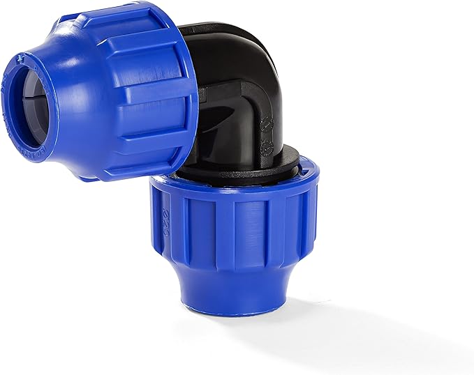 H2O-Flex PP-Fitting, Klemmverbinder - Winkel 90° für PE-Rohr, 20 mm, DVGW: Amazon.de: Garten