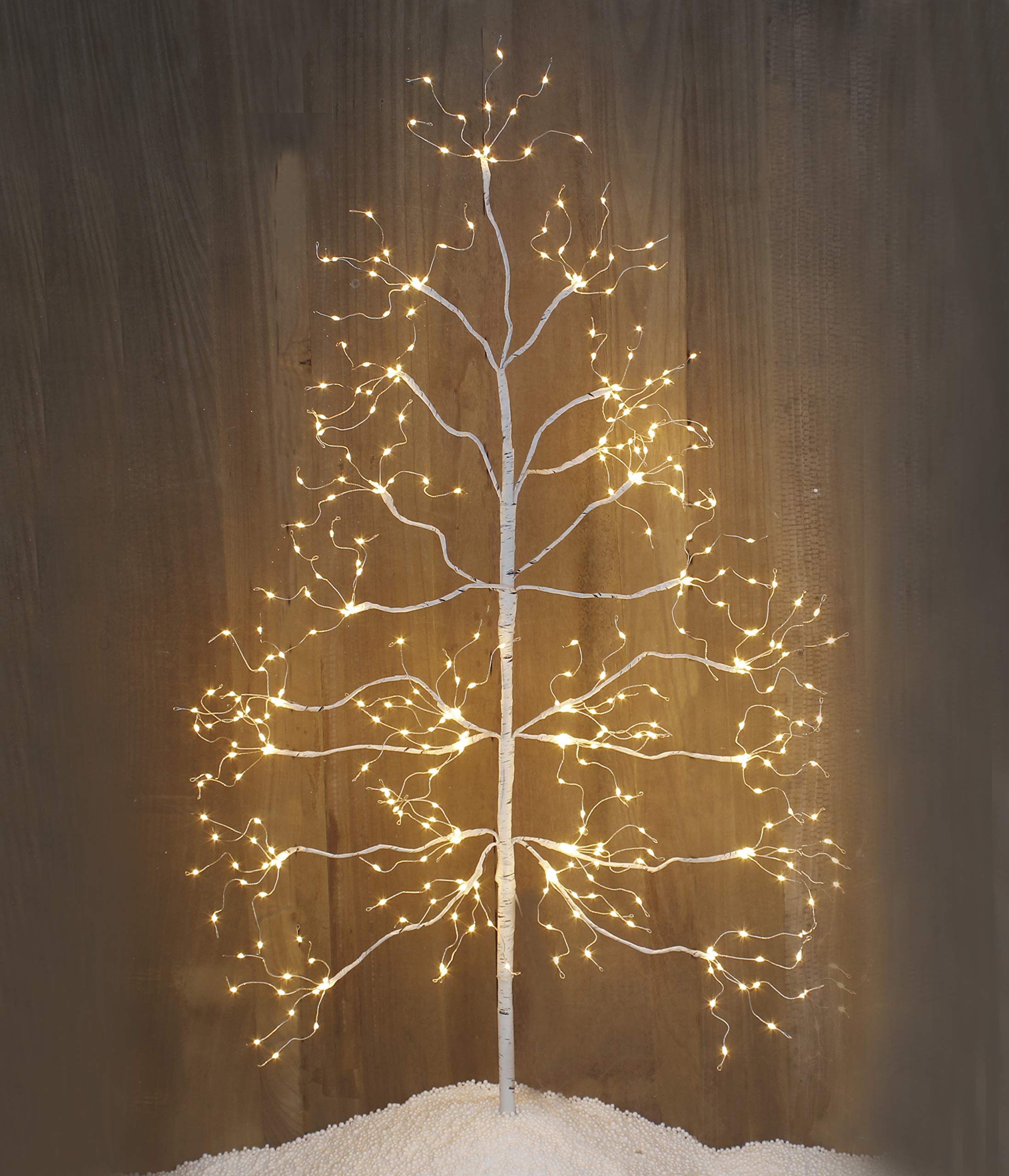 Garden Mile Rustic 4ft Luxury White Twig Tree Birch Christmas ...