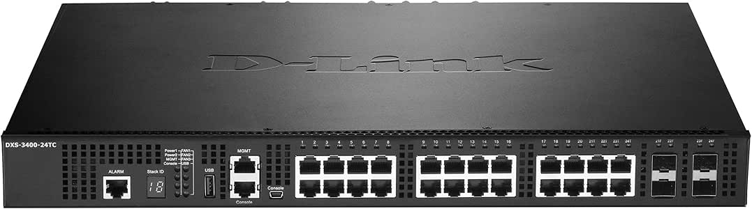 Amazon.com: D-LINK Systems DXS-3400-24TC 24-Port Lite Layer 3 Stackable ...