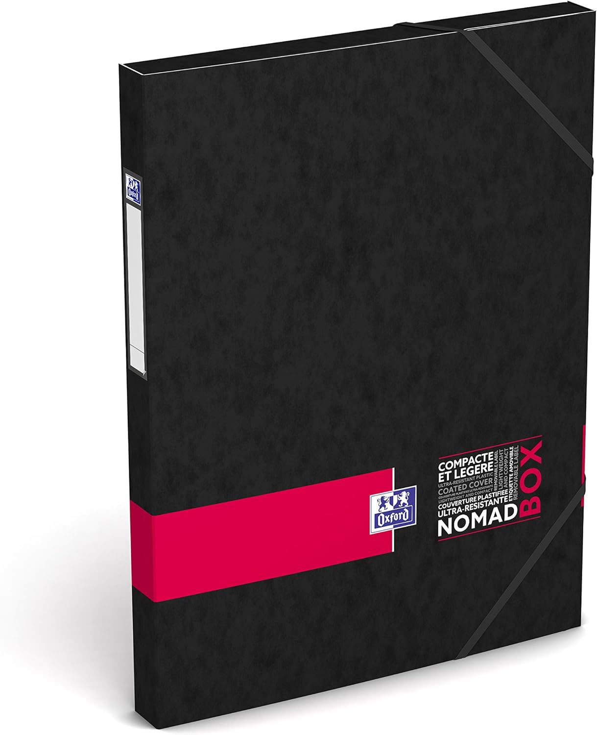 OXFORD Standard Capacity Nomad Box Students A4 25mm Spine with Elastic ...