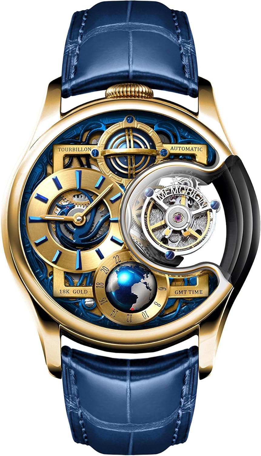 Memorigin Reloj Tourbillon Imperial Stellar Series Oro: Amazon.es: Relojes
