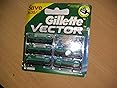 Buy Gillette Vector Plus Manual Shaving Razor Blades (Cartridge) - 6s ...