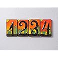 Amazon.com: Handmade Address Number House Numbers Ceramic Tile Mexican ...
