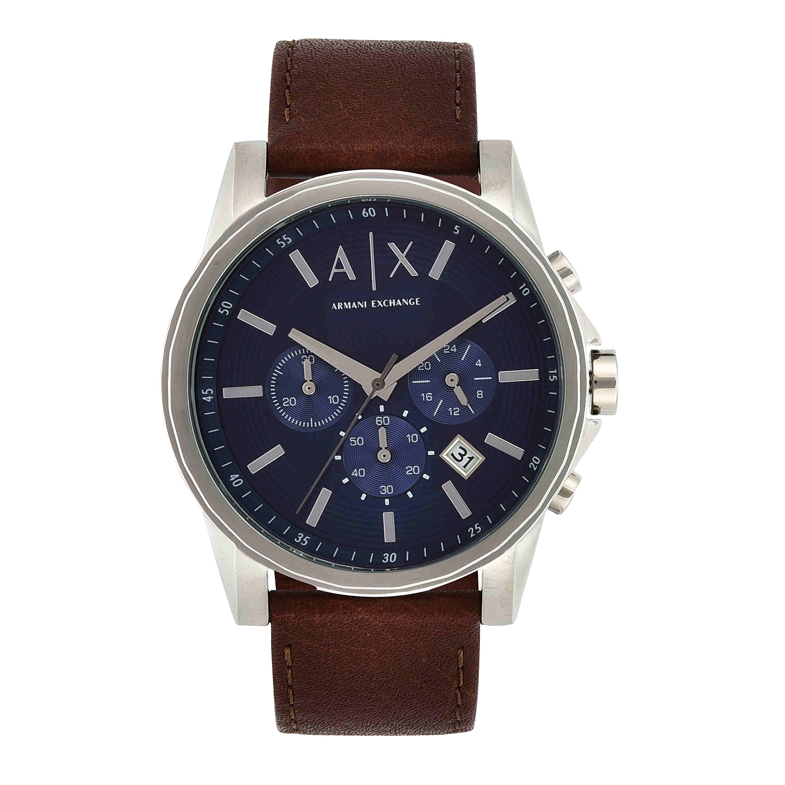 Mua AX Armani Exchange Chronograph Watch for Men with Leather ...