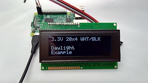 SPI I2C UART 20x4 LCD White Text, Black Background in Dubai - UAE ...