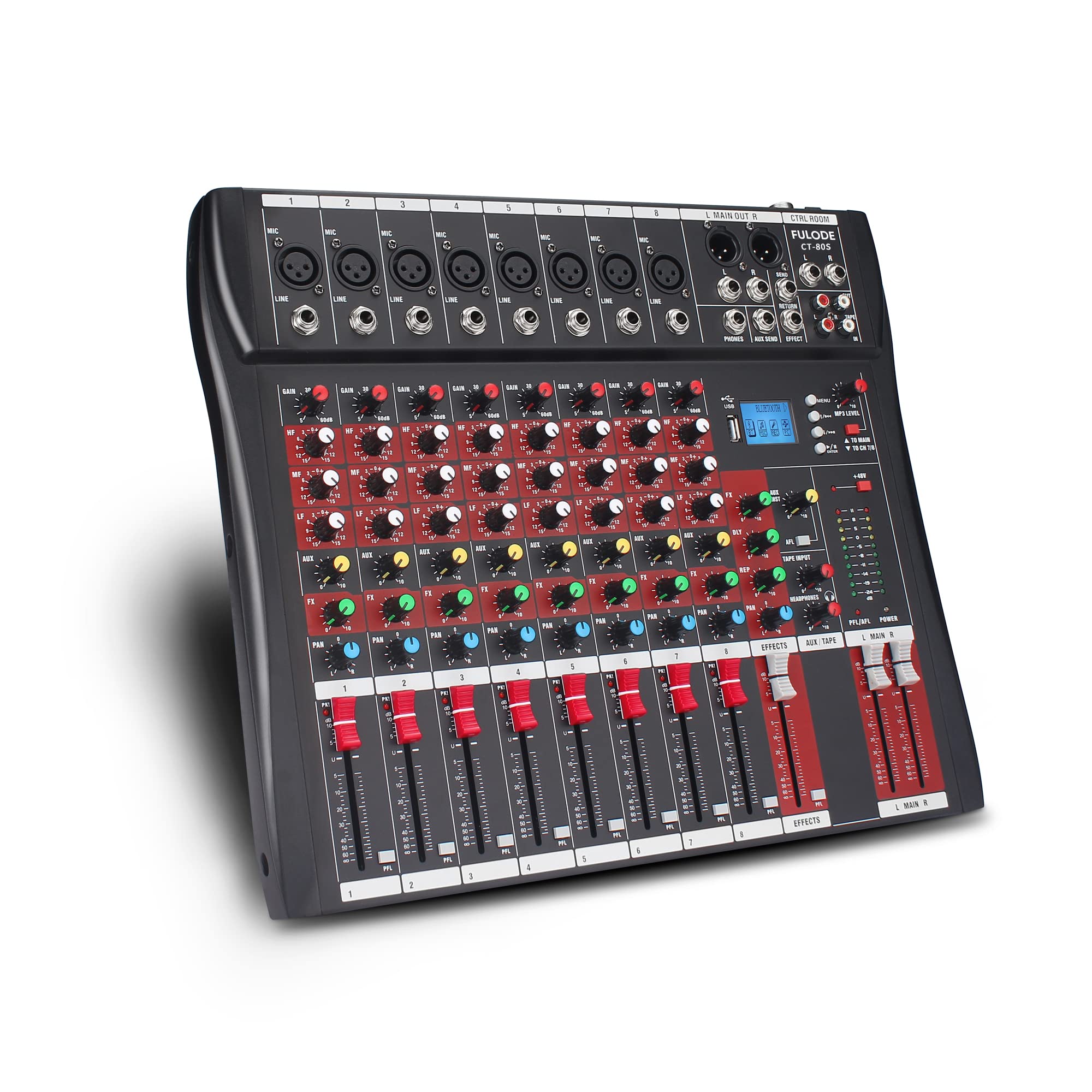Mua FULODE CT-80S Professional audio mixer 8 Channel with MP3 Player ...