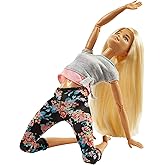 Amazon.com: Barbie Made to Move Doll with 22 Flexible Joints & Long ...