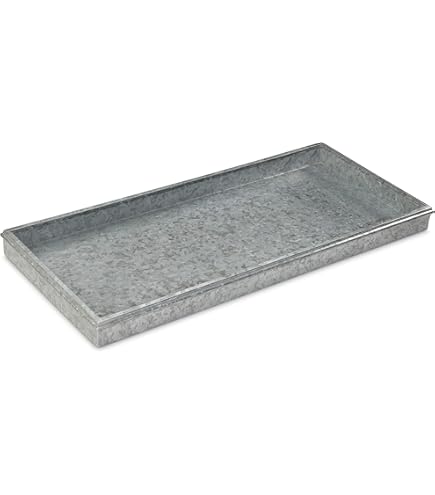 Embossed Metal Boot Tray