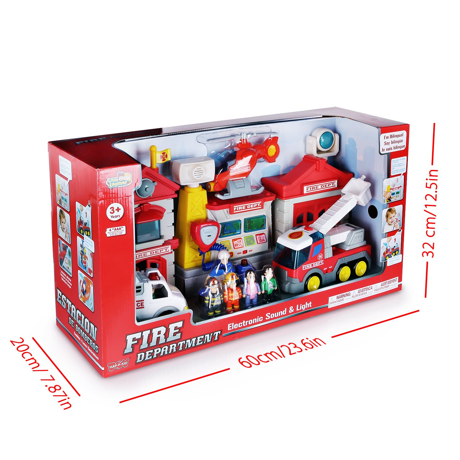 Toys & Games Amazing Gi for Christmas Happkid 3969T Fire Station Toy ...