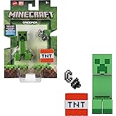 Amazon.com: Mattel Minecraft Action Figure & Accessories 2-Pack with ...