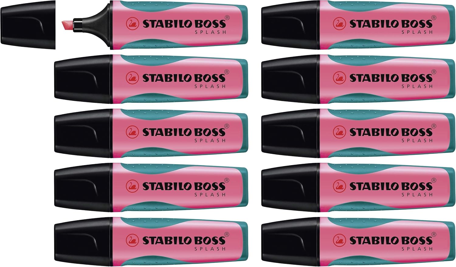 Highlighter – STABILO BOSS SPLASH Box of 10 Pink – BigaMart