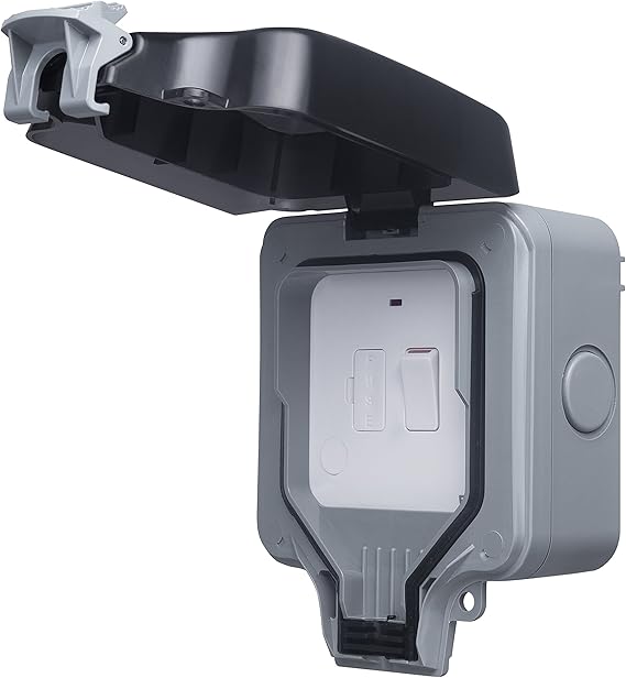 BG Electrical Weatherproof Outdoor Switched Fused Connection Unit, IP66 ...