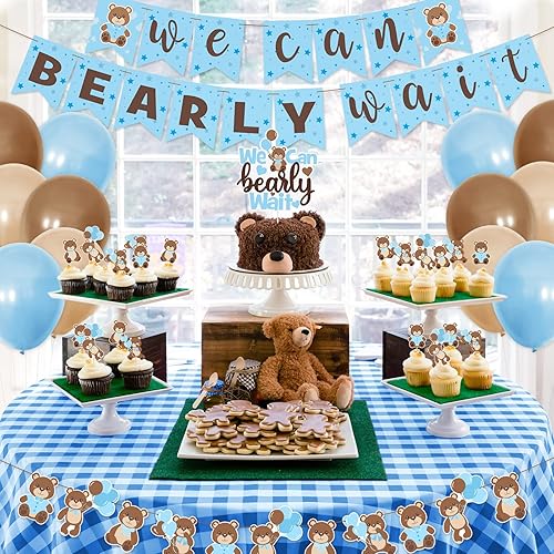 Teddy Bear Baby Shower Banner Bytorjar My Beary 1st Birthday Banner,