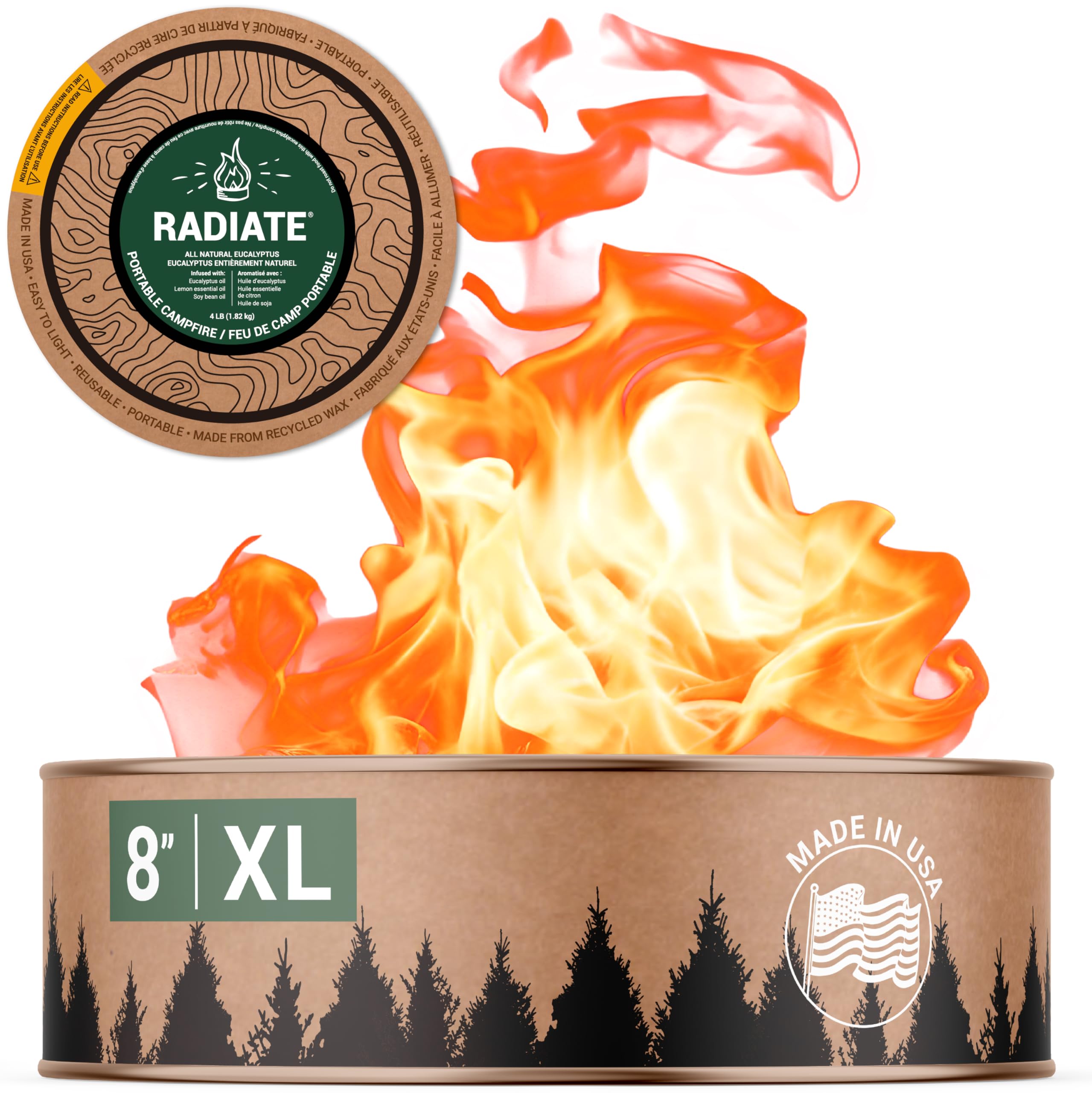 Radiate XL Portable Campfire As Seen On Shark Tank - Made in USA - Up ...