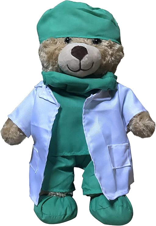 Amazon.com: Doctor & Nurse Teddy Bear Plush Toy to Protect and Cuddle ...