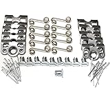 Amazon.com: Stainless Steel Silver Race Fasteners 1/4 Turn Quick ...