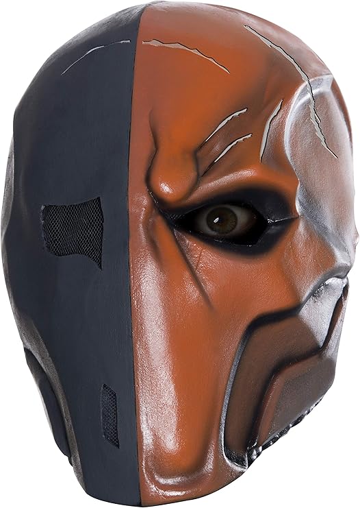 Batman Death Stroke Adult Costume Latex Mask: Amazon.co.uk: Toys & Games