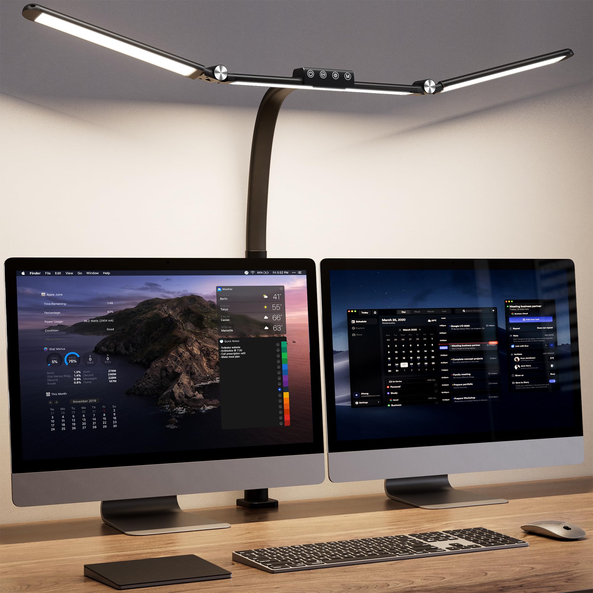Large Desk Lamps for Home Office, 39.3" Architect Desk Lamp with Clamp ...