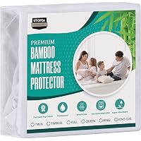 Amazon.com: Utopia Bedding Premium Waterproof Mattress Protector Twin ...