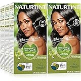 Amazon.com : Naturtint Permanent Hair Color 2N Brown Black (Pack of 1), Ammonia Free, Vegan ...