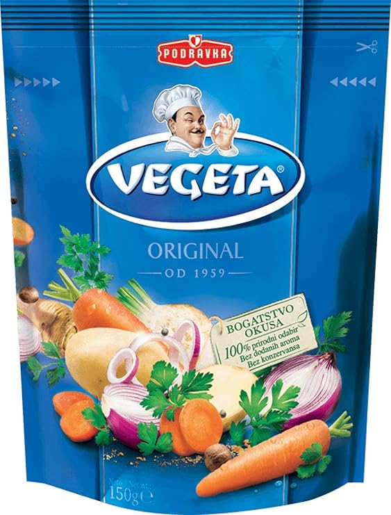 Podravka Vegeta All Purpose Food Seasoning 150 Gram Bag Original ...