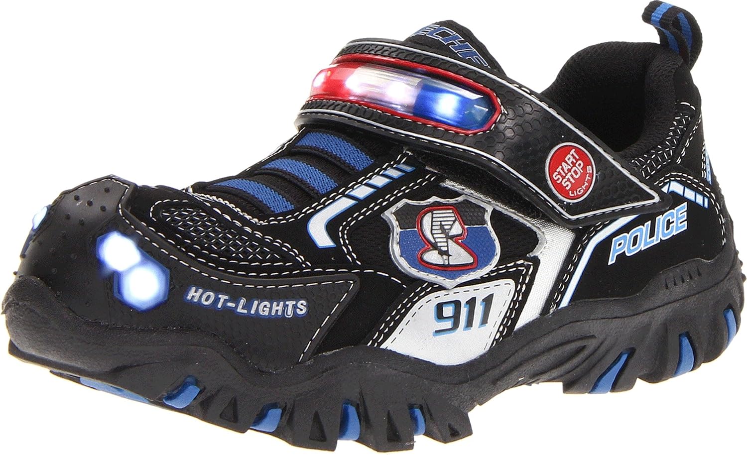 Skechers Boys Damager Police II Trainers Black Black Black Schwarz Skechers Boys Damager Police II Trainers Black Black Black Schwarz