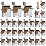 Amazon.com: Hexagon Glass Jars, Woaiwo-q 4 oz 30 Pcs Hexagon Glass Honey Jars with Golden Lids ...