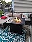 Amazon.com: Endless Summer 30" Outdoor Propane Gas Rock Top Fire Pit ...