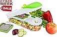 Brieftons QuickPush Food Chopper: Onion Chopper, Vegetable Slicer Dicer ...