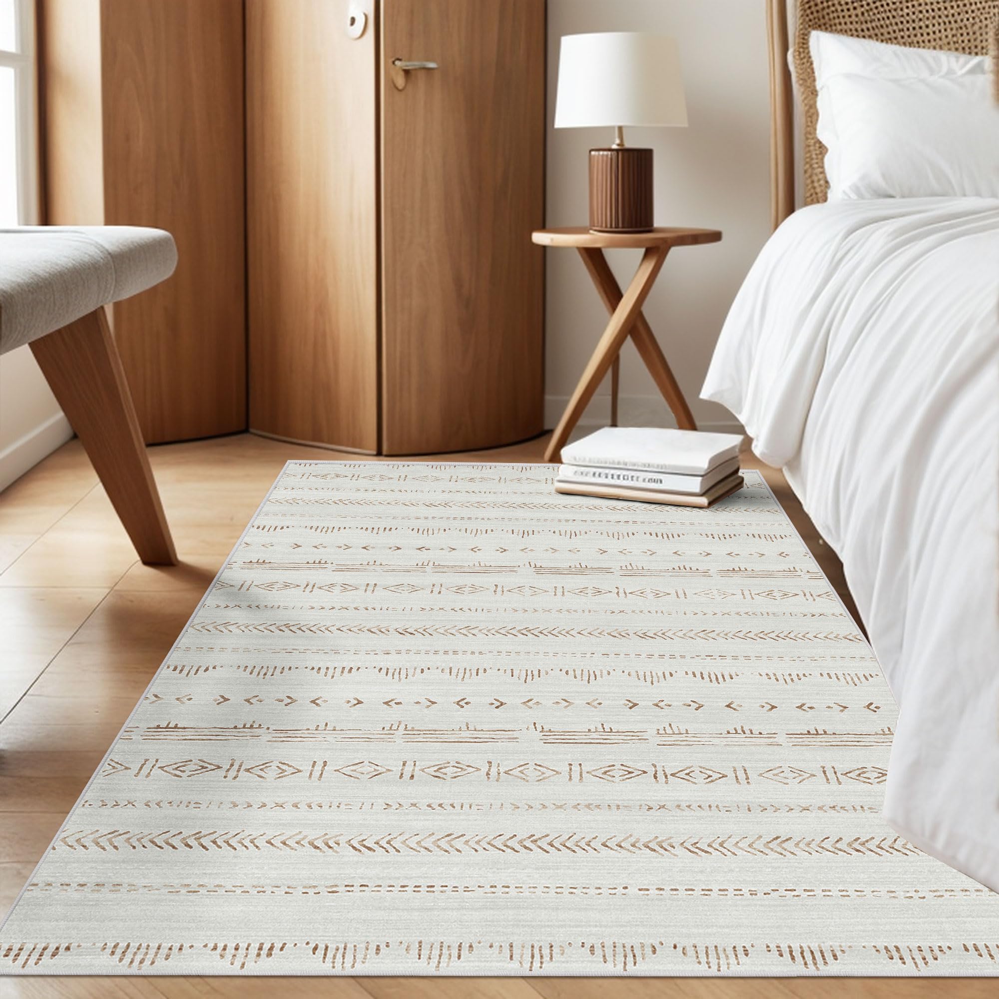 Deerly 3x5 Rug Boho Moroccan Farmhouse Machine Washable Rugs 3x5 Area ...