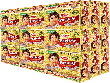 Parle G, Orignal Glucose Biscuits, 56.4 gm, Pack Of 27: Buy Online at ...