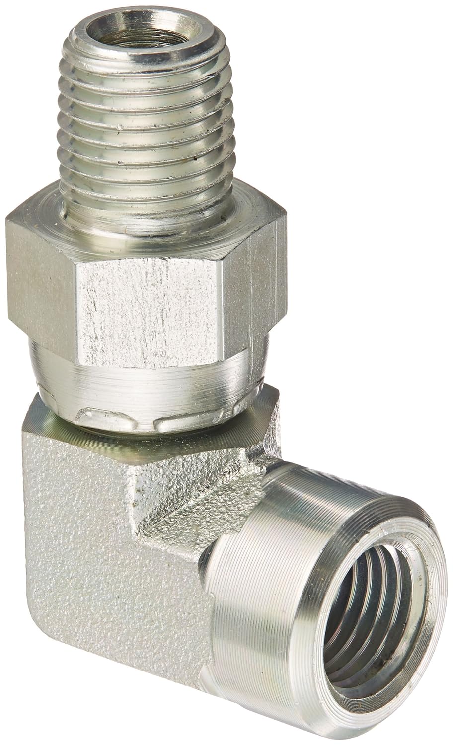 Eaton Aeroquip 2252-4-4S Steel Pipe Fitting, 90 Degree Elbow, 1/4" NPT ...