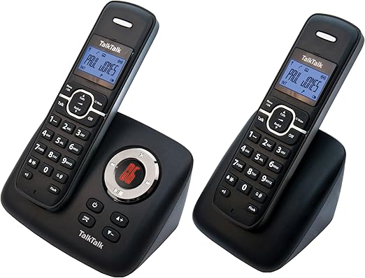 TalkTalk TT2022 Twin DECT Cordless Phone with Answer: Amazon.co.uk ...