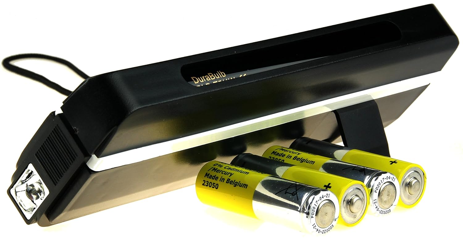 Portable UV Money Checker with Batteries - Detects Forged Polymer ...