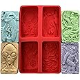 Amazon.com: Monsters Silicone Mold for SOAP Making, Candle, Plaster ...