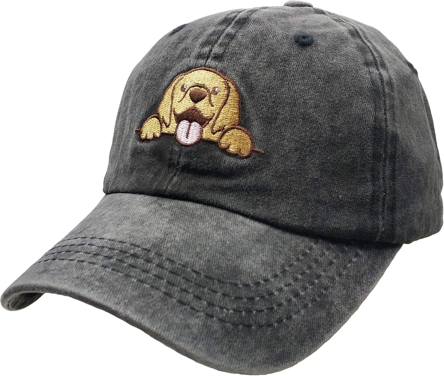Women's Baseball Cap Golden Retriever Dog Mom Print Vintage Distressed ...