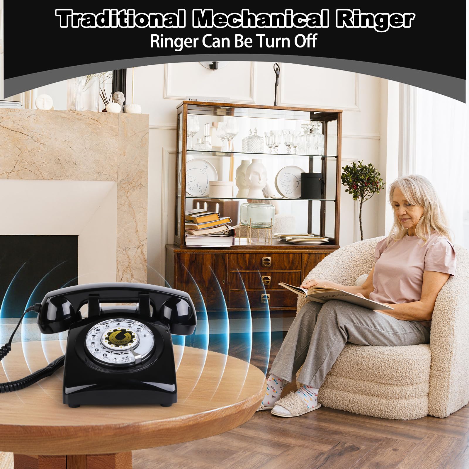Mua Sangyn Retro Rotary Landline Phone 1960s Vintage Telephone Old ...