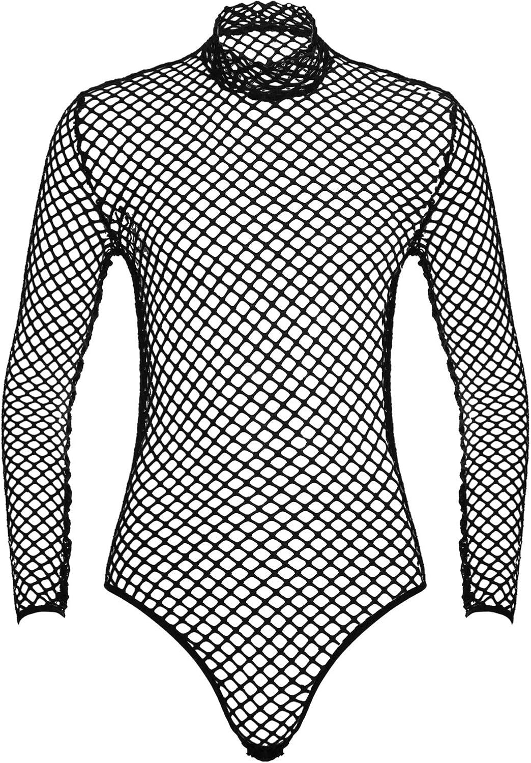 dPois Herren Netzbody Einteiler Bodysuit Muskelshirt String Tanga Body ...