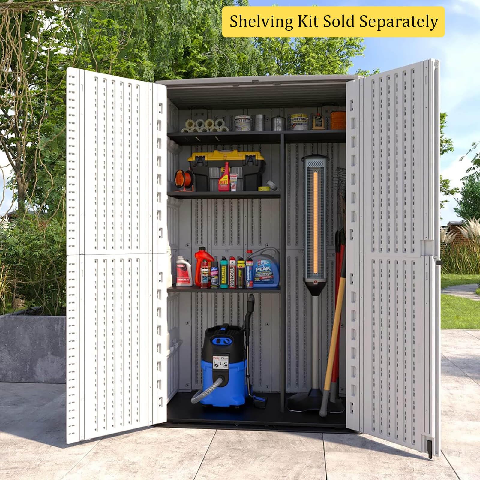 Mua HOMSPARK Storage Shed Weather Resistance, Multi-Purpose Outdoor ...